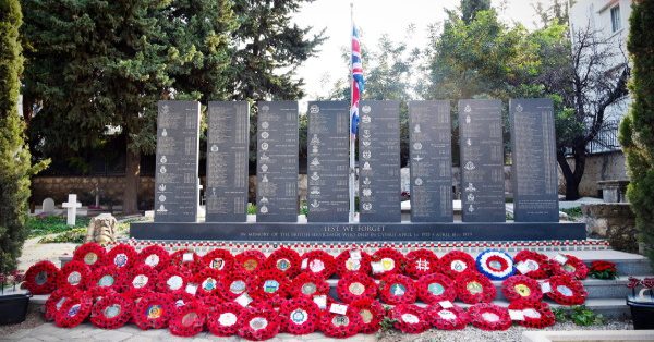 2019 RBL Remembrance Sunday at the Old British Cemetery, Kyrenia ...