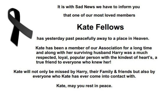 Kate Fellows : Rest in Peace