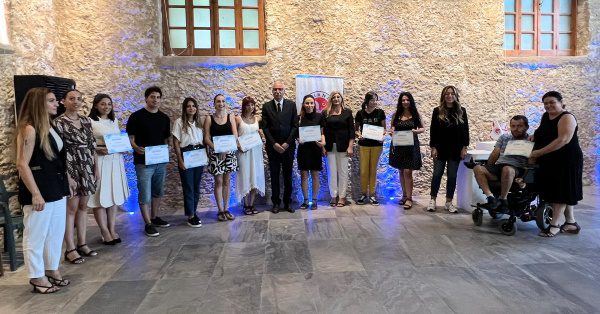 Certificates issued to participants of the Turkish sign-language course ...