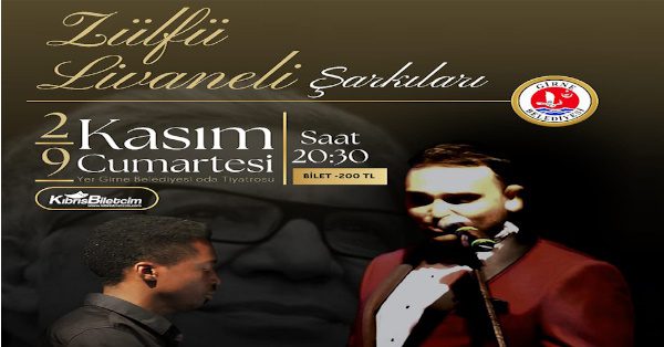 ‘Zülfü Livaneli Songs’ concert is being held in Girne - CyprusScene.com