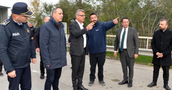 President Erhürman inspected the Metehan border crossing - CyprusScene.com